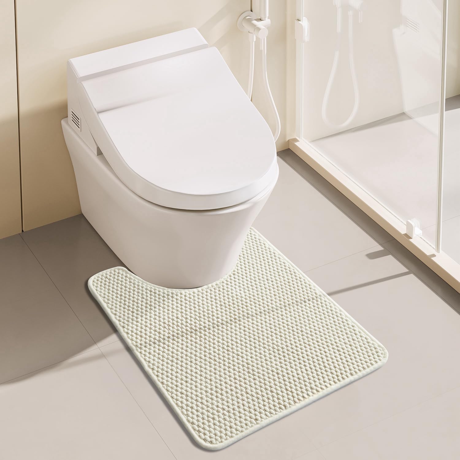 Amazon.com: COCOER Bath Mat-Bathroom Mat Bathroom Rug Absorbent Stain ...