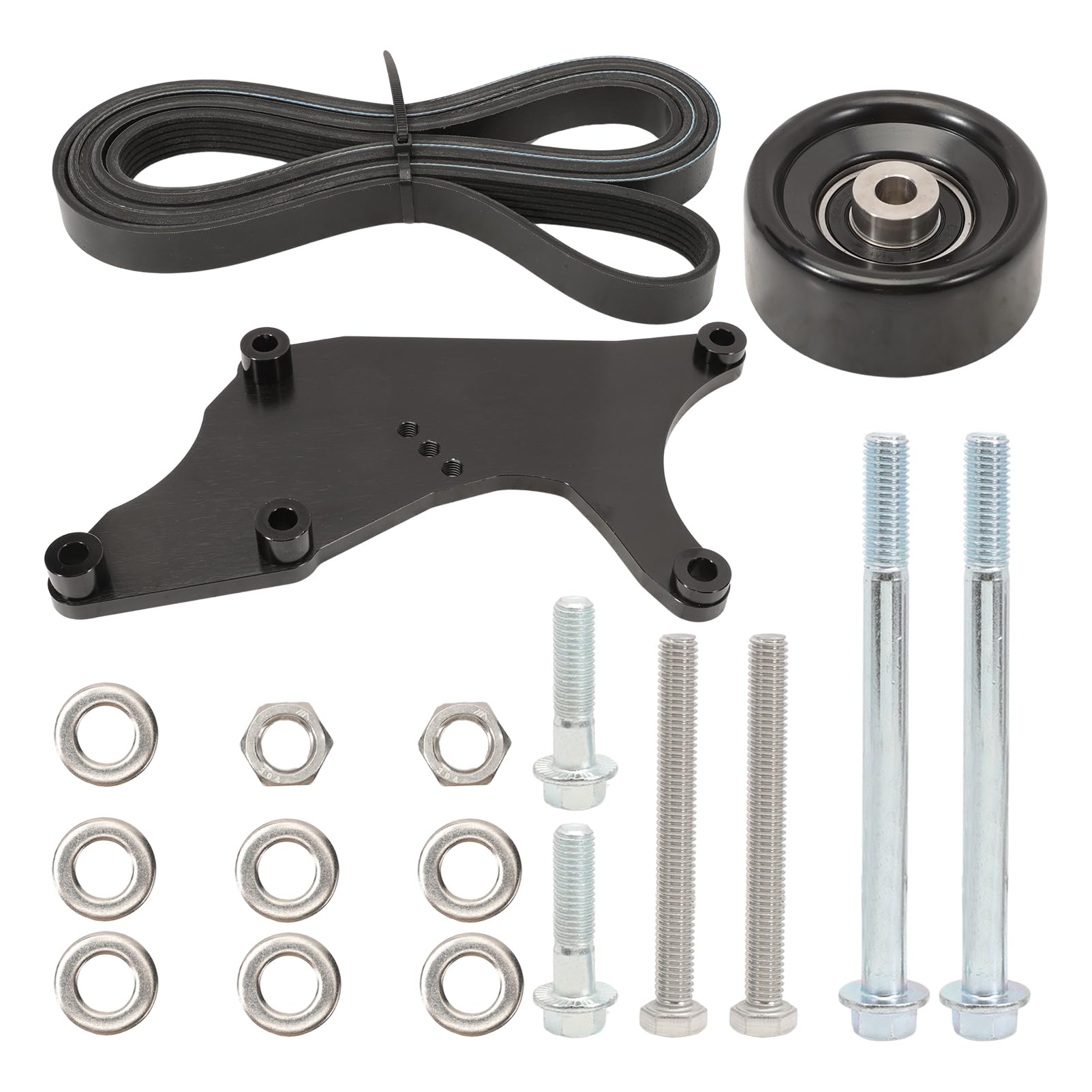 Amazon.com: Taesayl LS Truck SUV Dual Alternator Bracket Kit Compatible ...