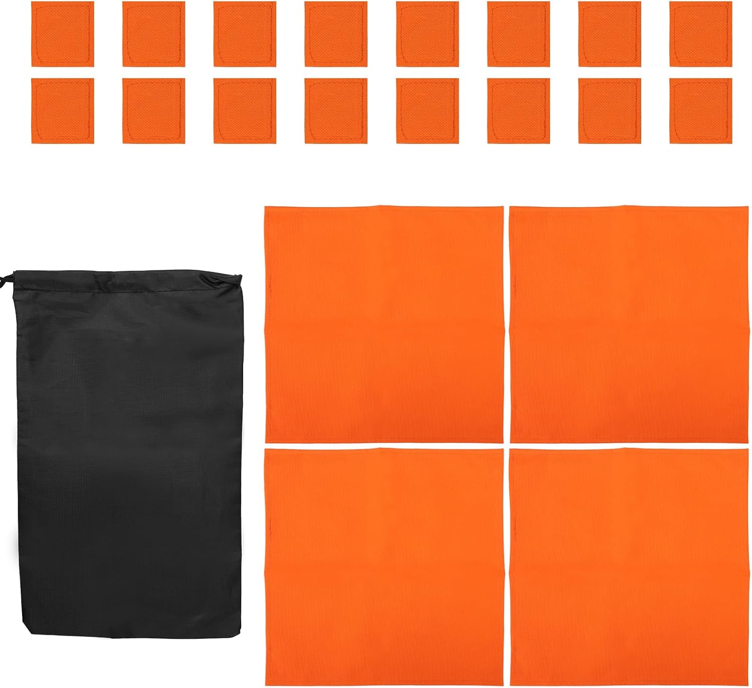 Amazon.com : 4pcs Blaze Orange Safety Panels, Waterproof Hunting Panels ...