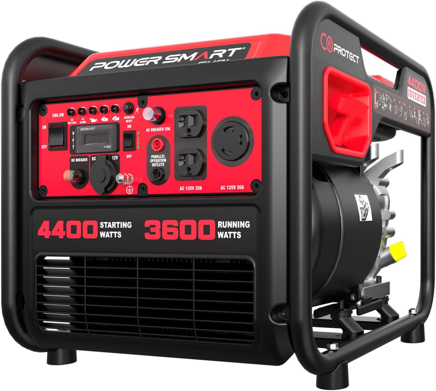 Amazon.com : PowerSmart 1500-Watt Gas Powered Portable Inverter ...