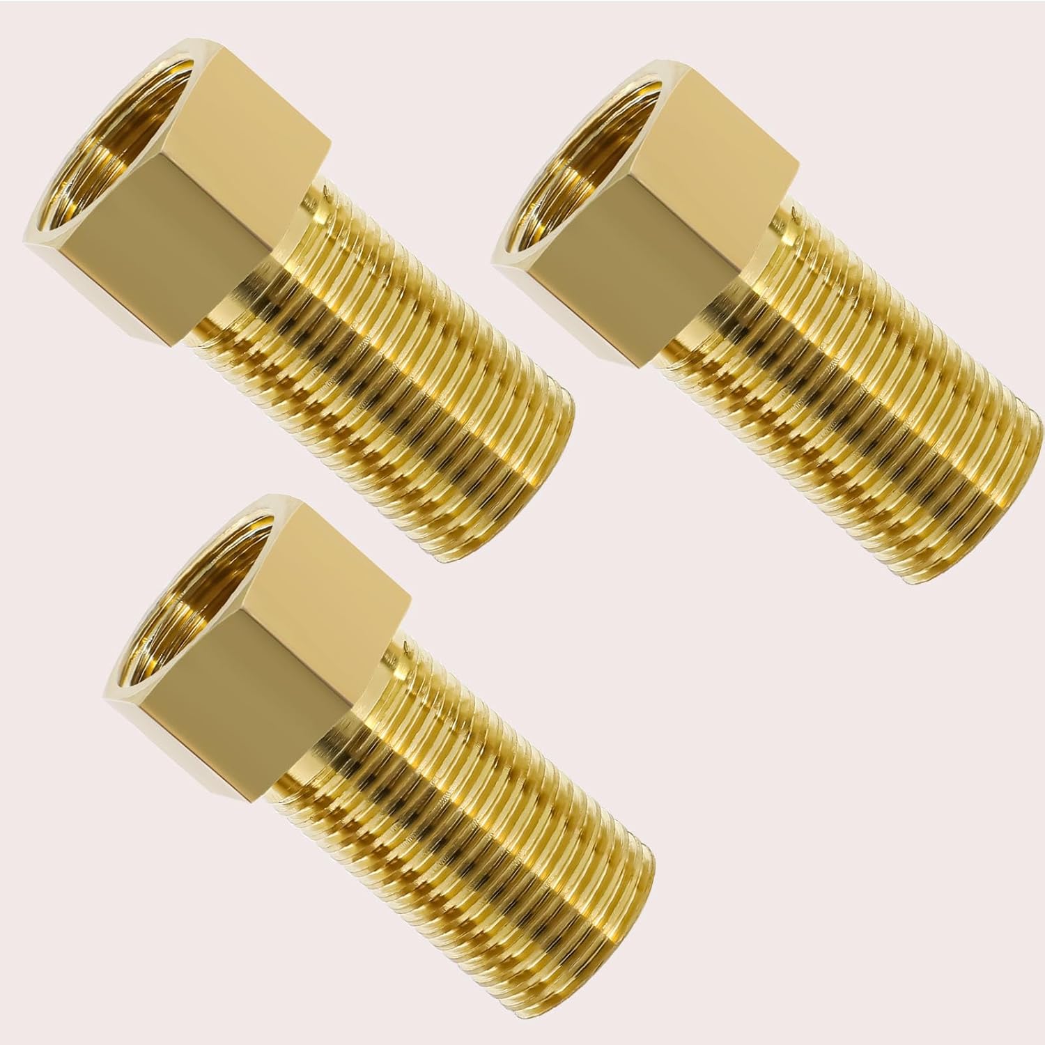 Amazon.com: MYWERO Extension Brass Fittings 3/4" Male Threaded Pipe Hex ...