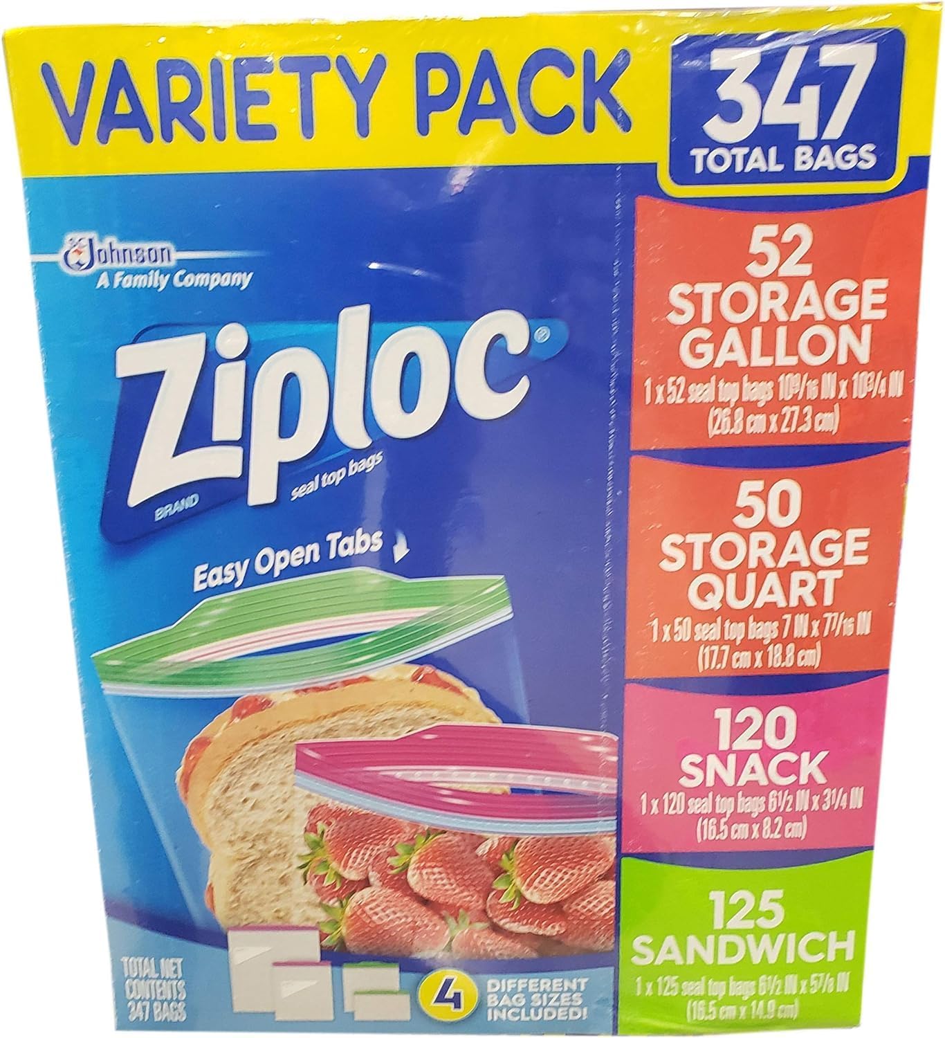 Ziploc # # NA 347 unidades, transparente : Amazon.com.mx: Hogar y Cocina