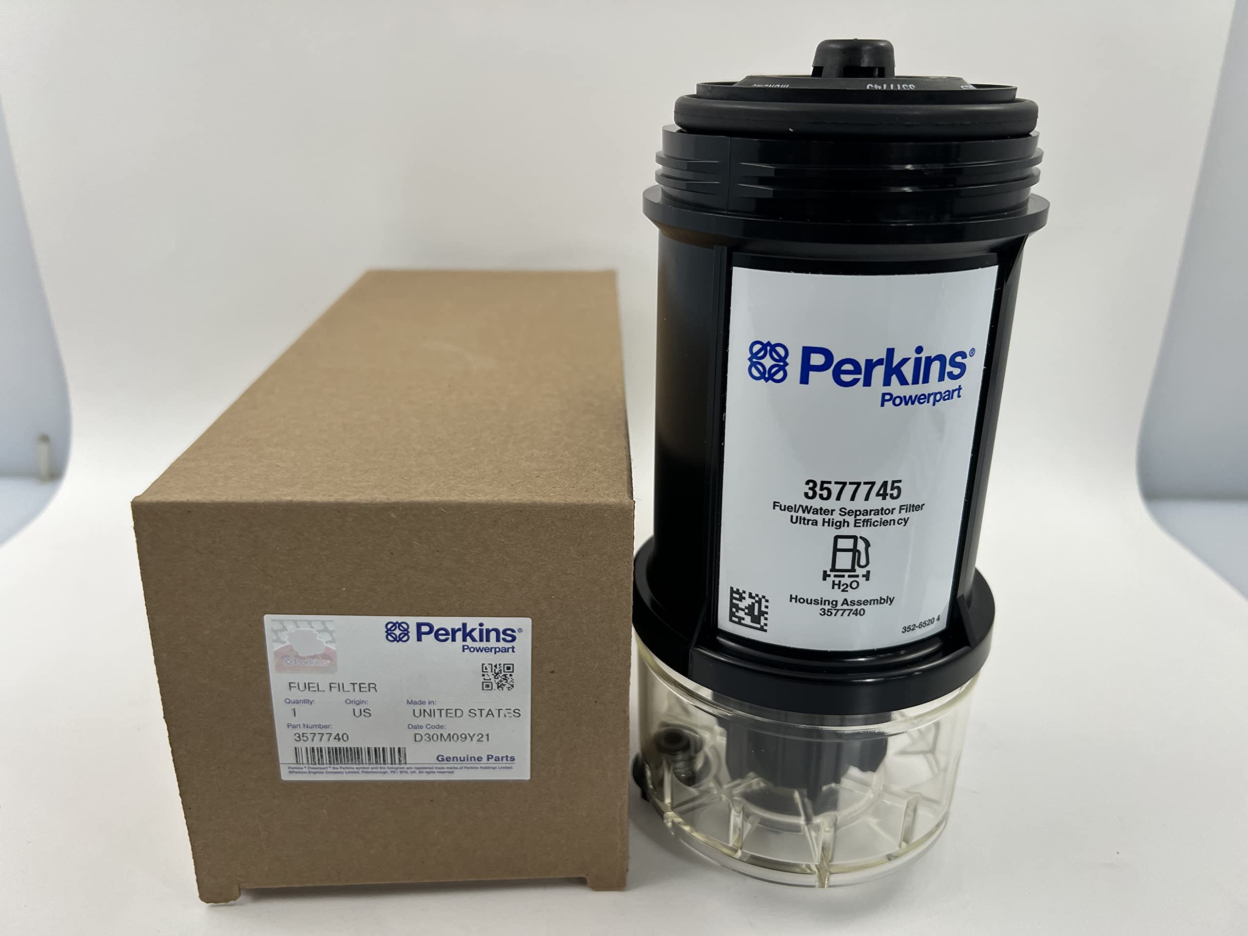 Amazon.com: Genuine Perkins 3577740 Fuel Filter for 854E-E34TA and 854F ...