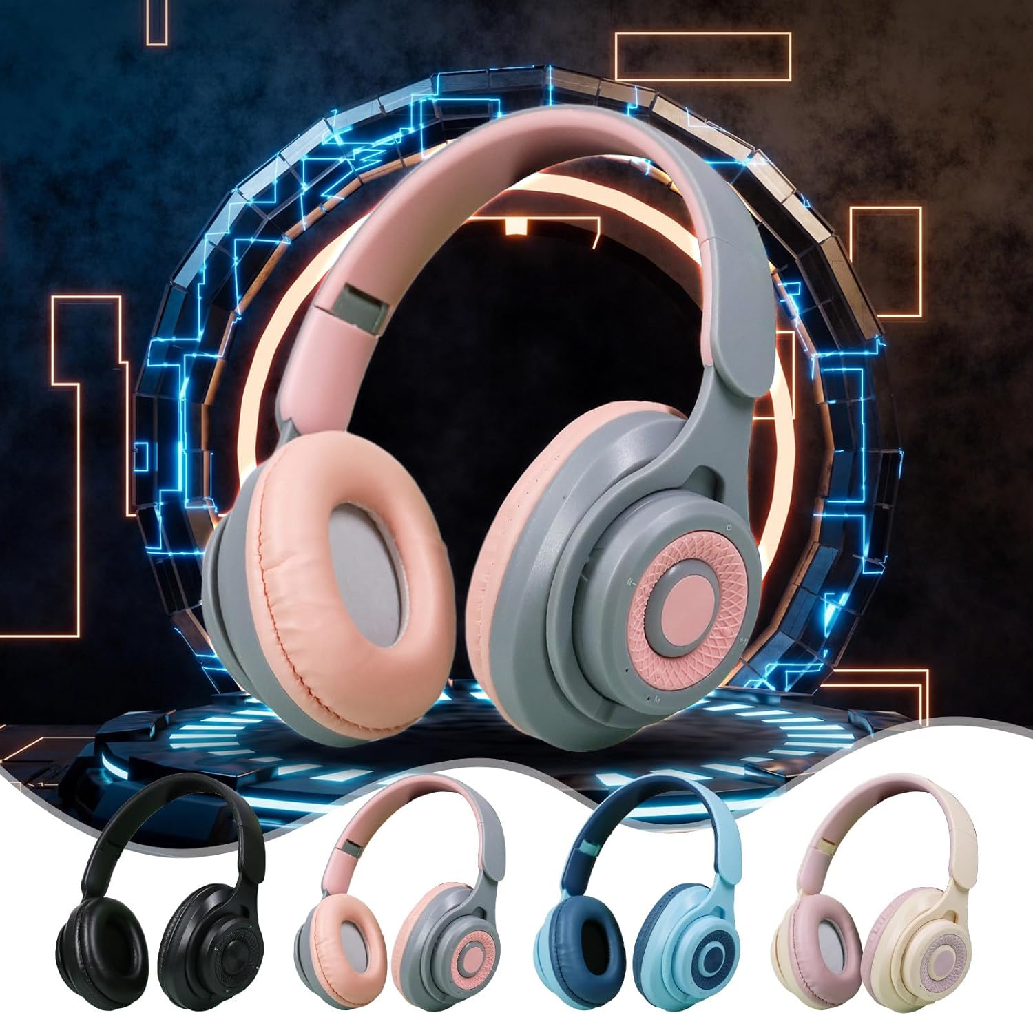 Amazon.com: Wireless Headset Bluetooth 5.3 Esports Headset with Low ...