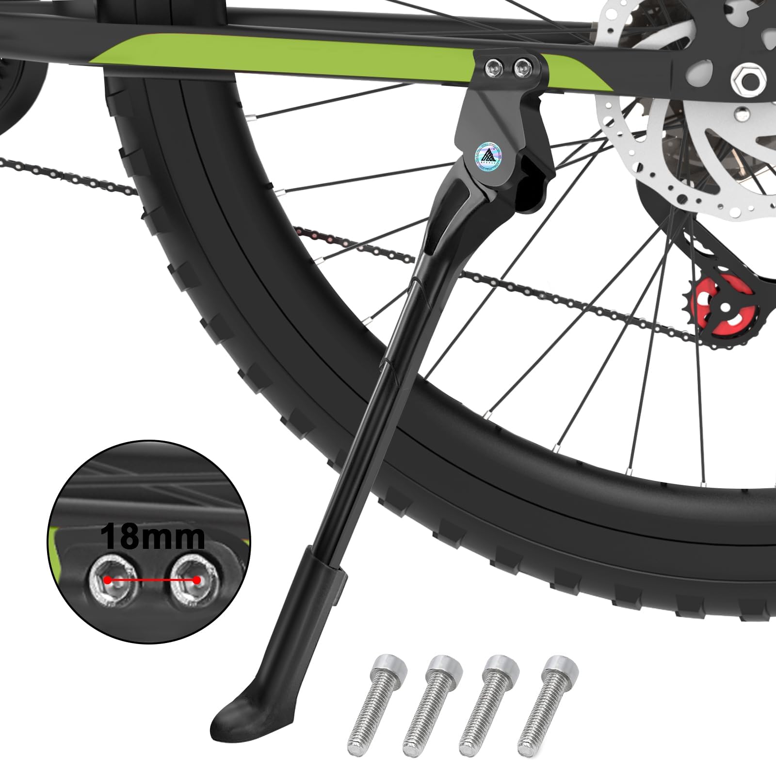 Amazon.com: Sataway Bike Kickstand Adjustable Strong Rear Mount ...