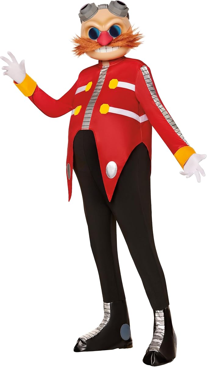 Amazon.com: Spirit Halloween Sonic the Hedgehog Kids Dr. Eggman Costume ...