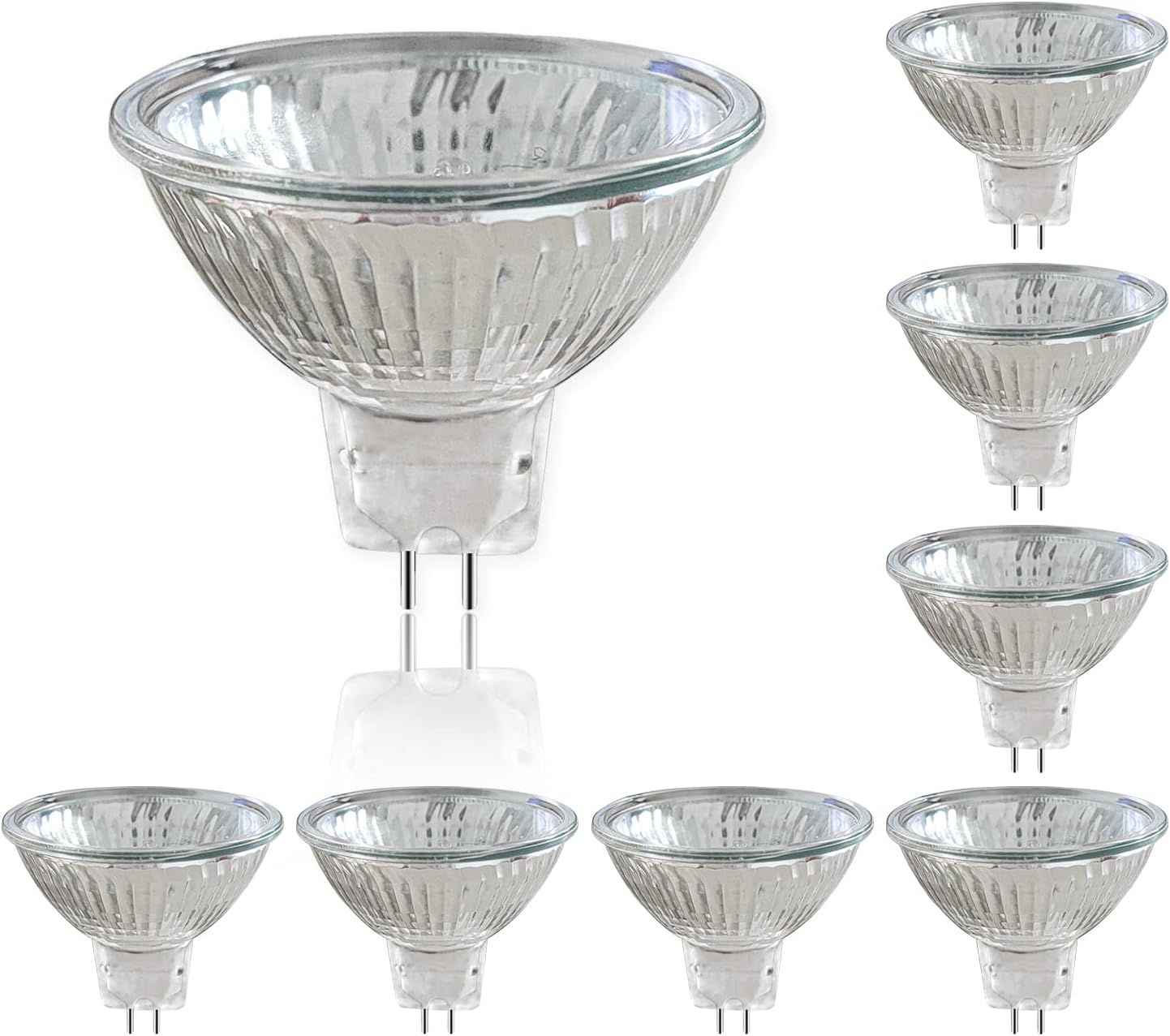 5Pack Philips Halogen 12V MR16 50W GU5.3 36D 4000Hrs Dimmable Halogen ...