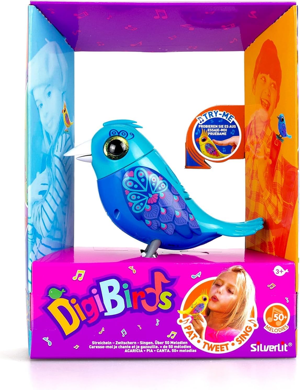 Amazon.com: Digibirds Twin Pack, Interactive, Animated Electronic pet ...