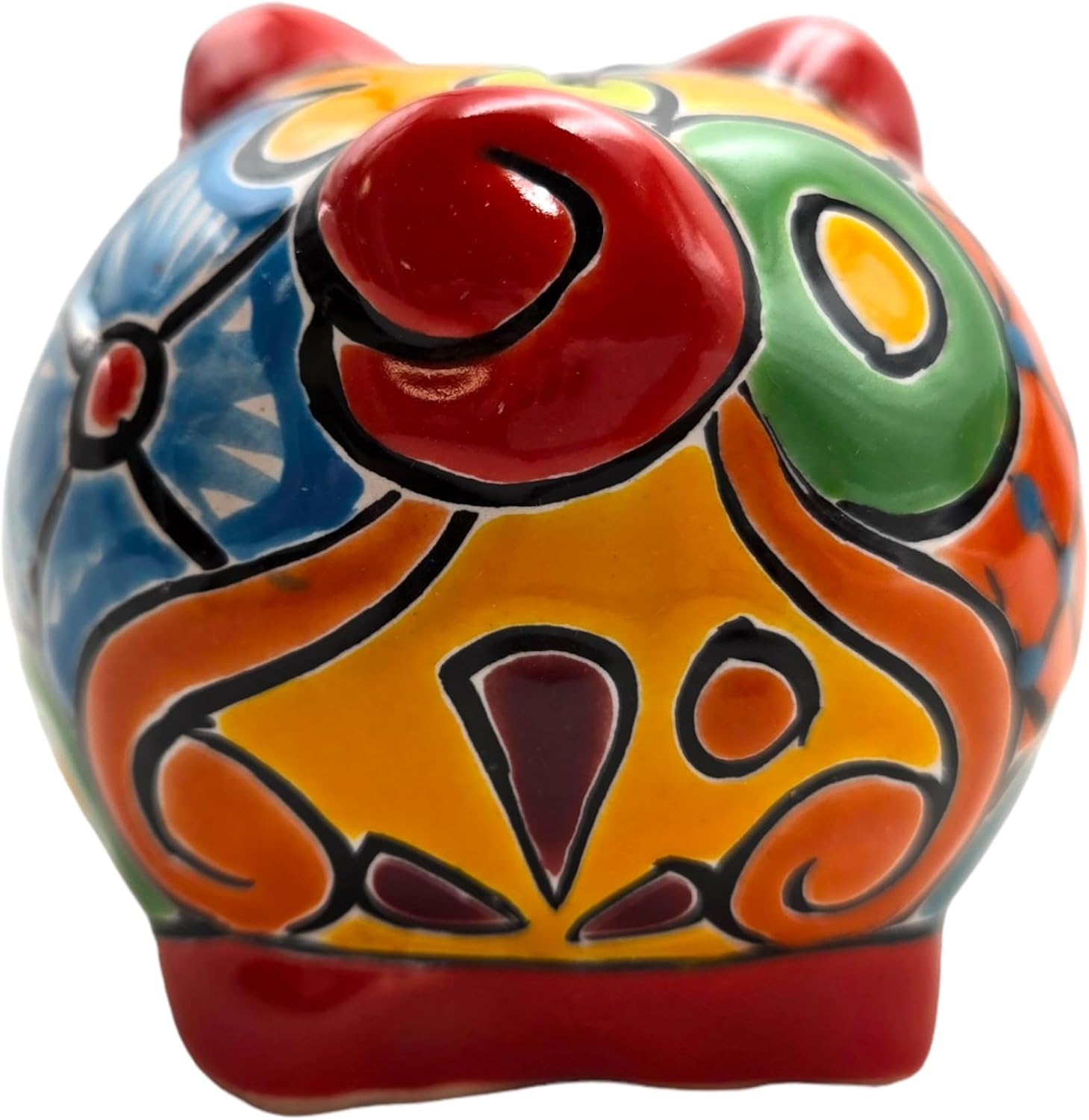 Amazon.com : Talavera Piggy Bank Money Bank Mexican Pottery Folk Art ...