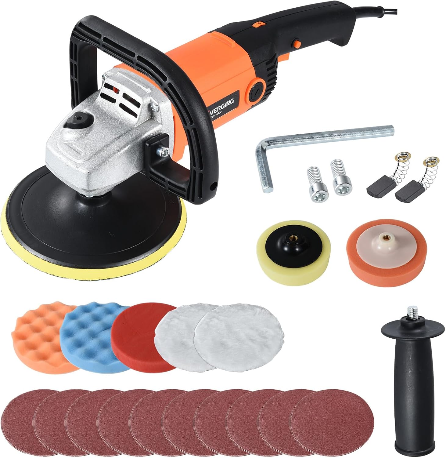 Amazon.com: Buffer Polisher, Car Buffers and Polishers Kit, 1600W, 7 ...