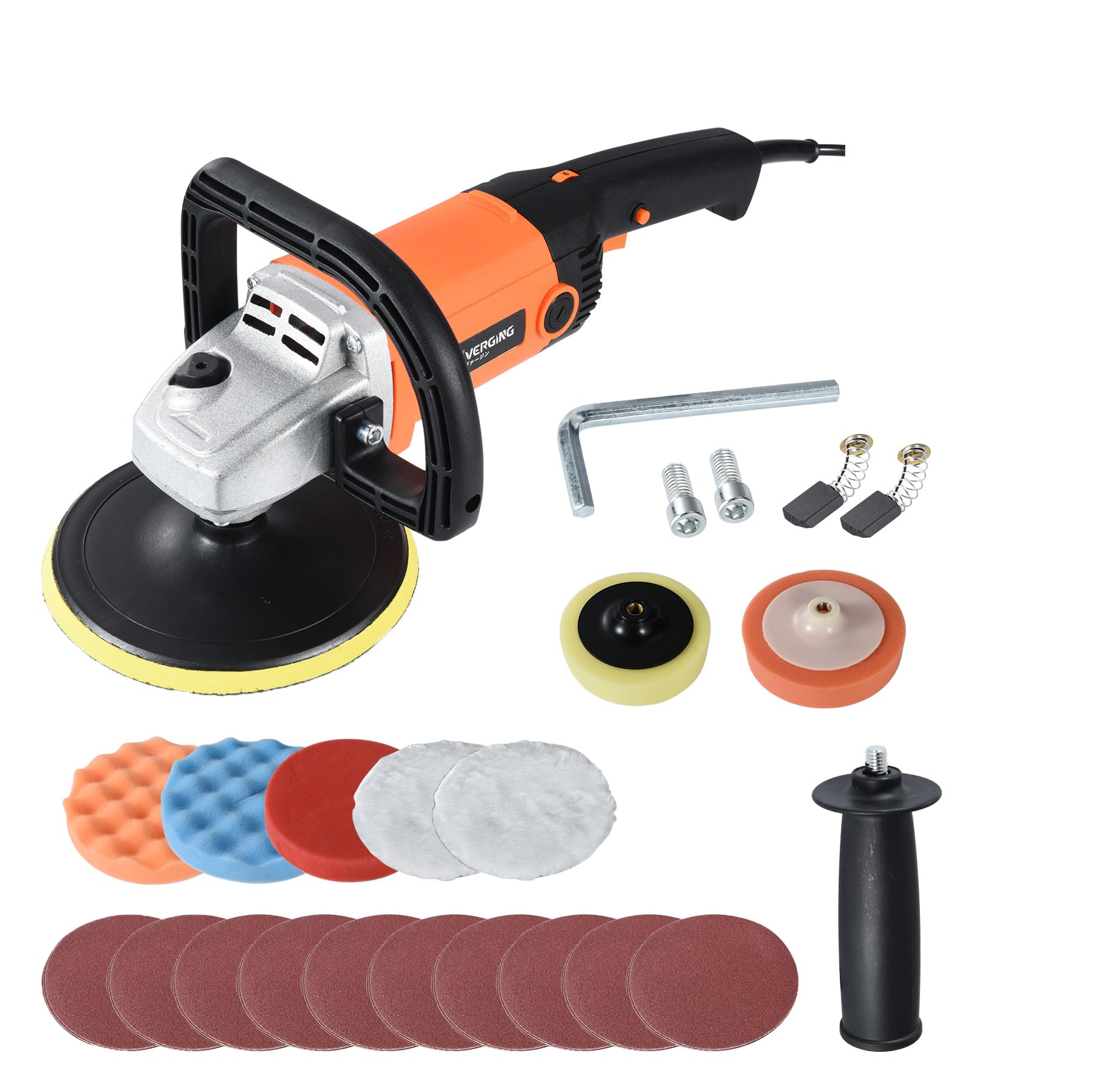 Amazon.com: Buffer Polisher, Car Buffers and Polishers Kit, 1600W, 7 ...