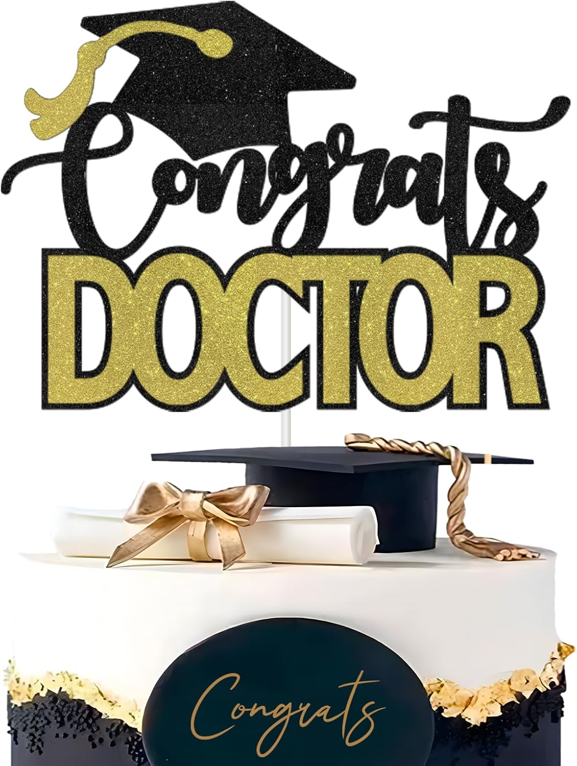 Amazon.com: ShuanQ Congrats Doctor Cake Topper - 2025 Medical Doctor ...