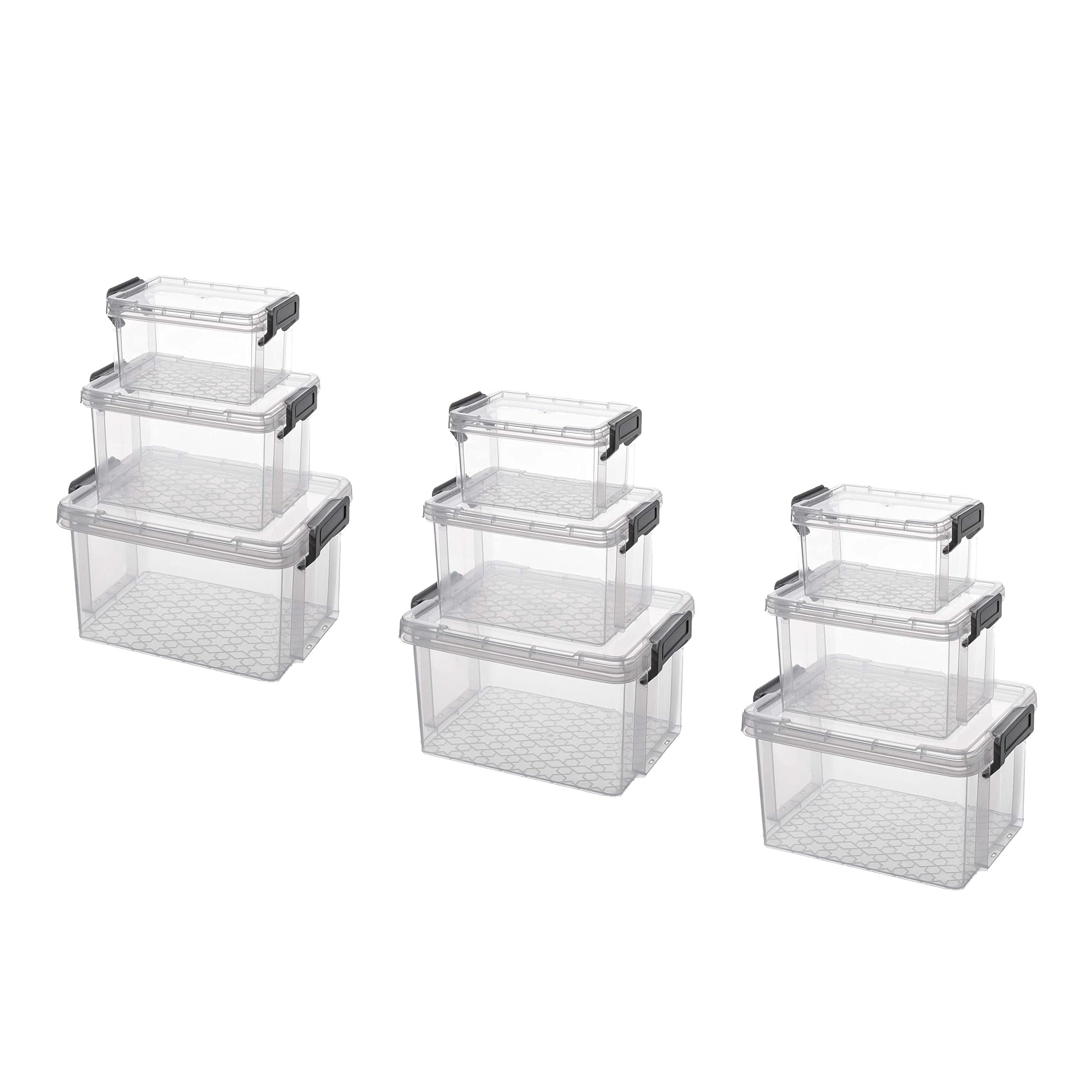 Amazon.com - HANAMYA Storage Organizer Set of 1 QT, 2.5 QT and 4 QT ...