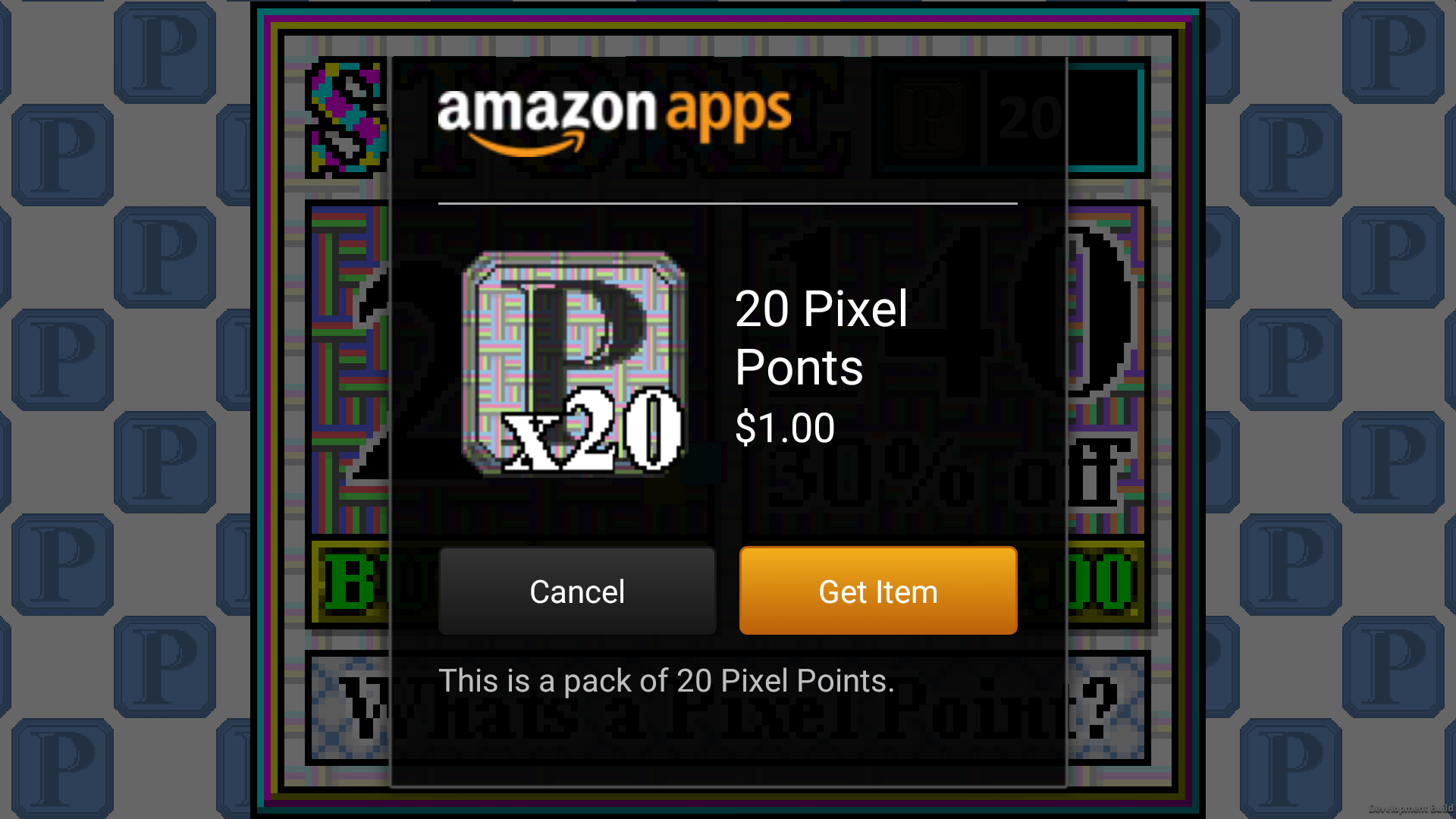 Aplicación Pixel Printer en Amazon Appstore