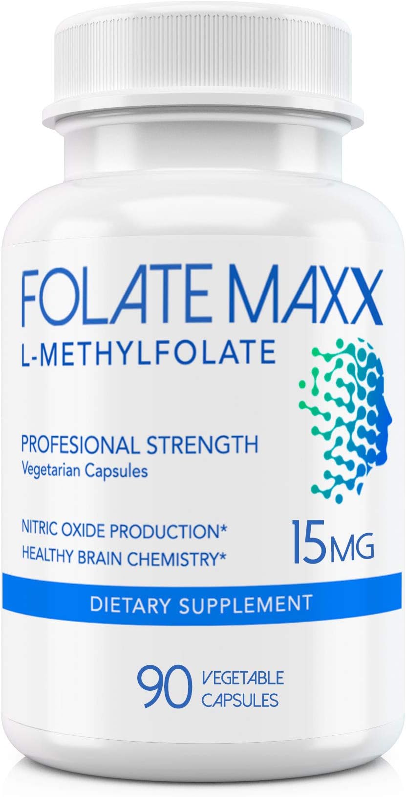 Amazon.com: L-Methylfolate 15mg - 90 Capsules - Professional Strength ...