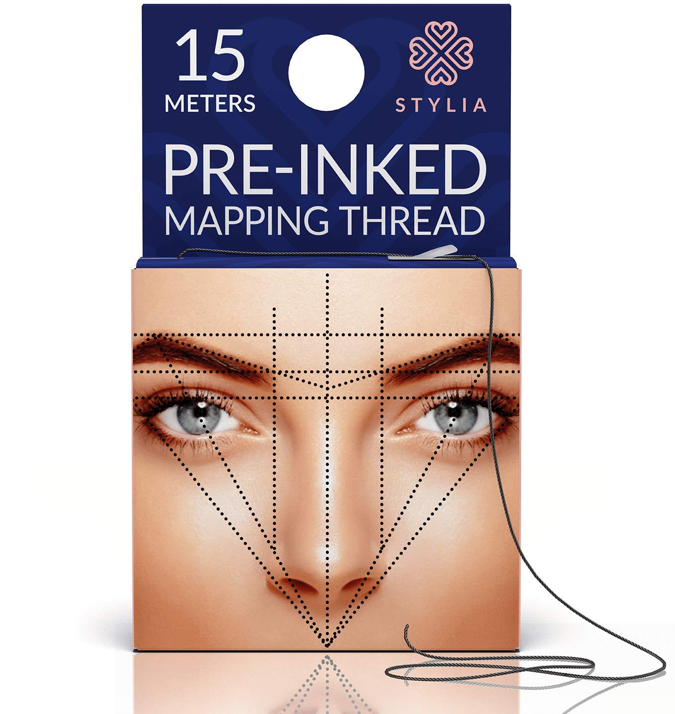 Buy Microblading Supplies Pre Inked Eyebrow Ping String 15 Meters 