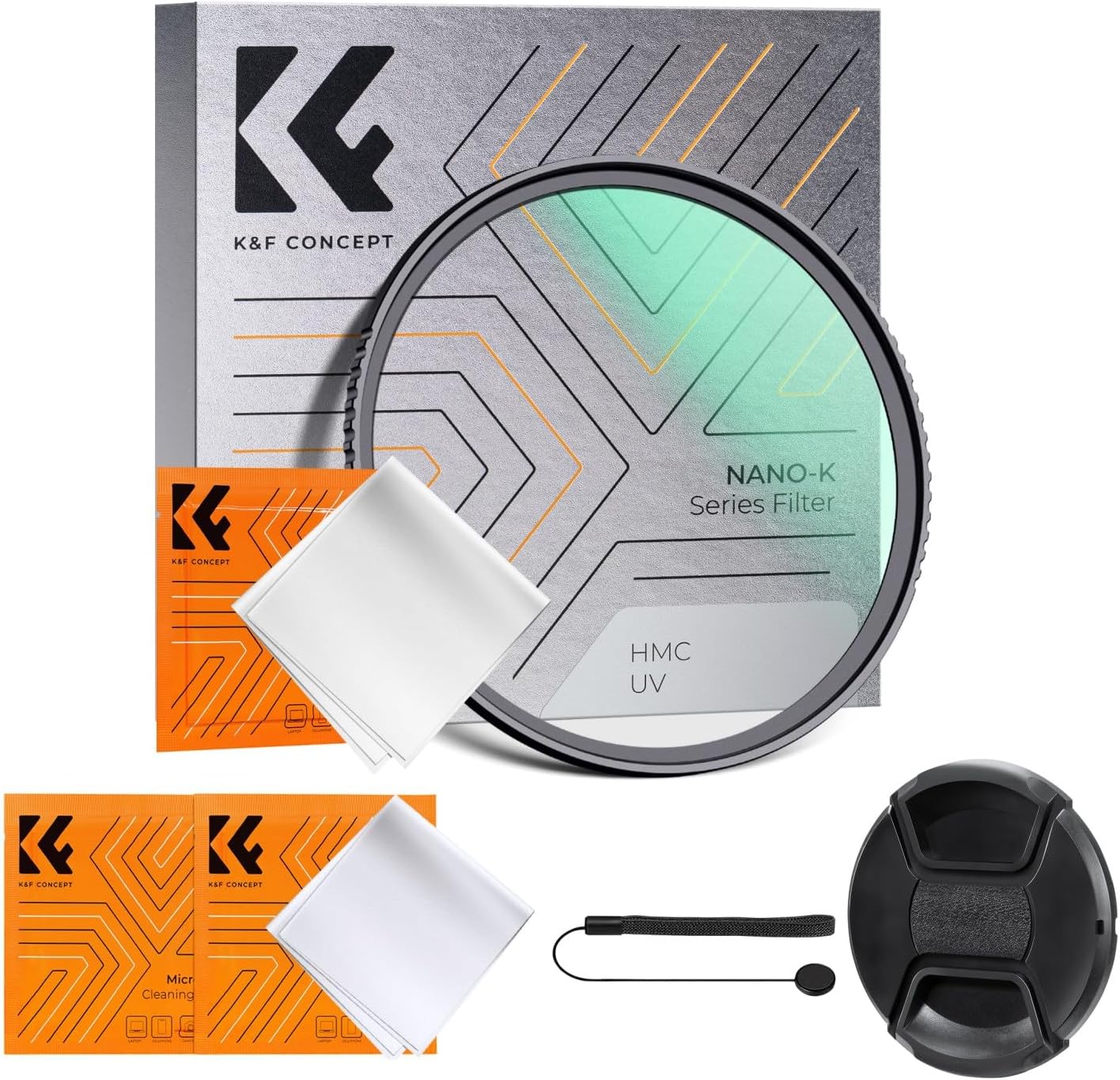 Amazon.com : K&F Concept 77mm MCUV Lens Protection Filter with 1 Lens ...