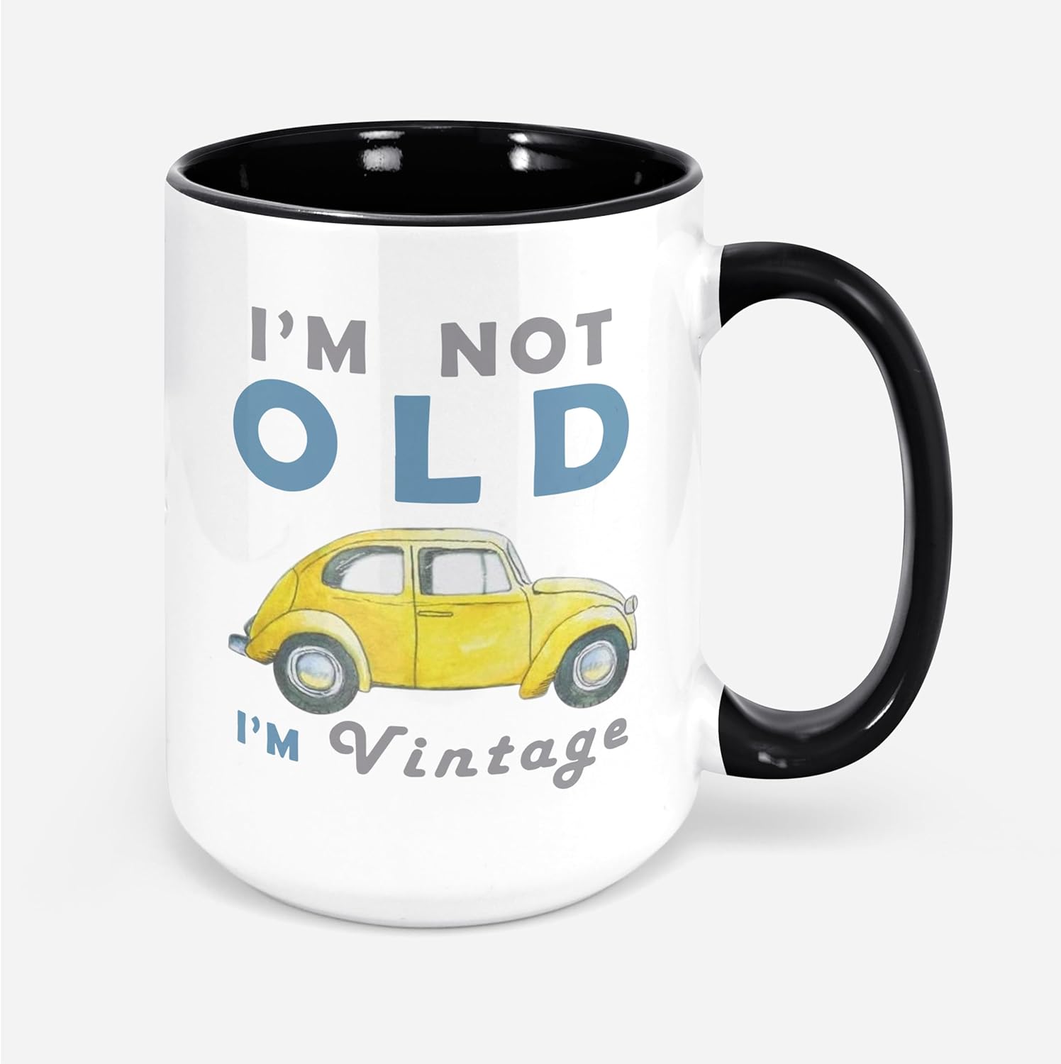 Amazon.com: Vuvuba I'm Not Old I'm Vintage Mug - Vw Bug Funny Car Lover ...
