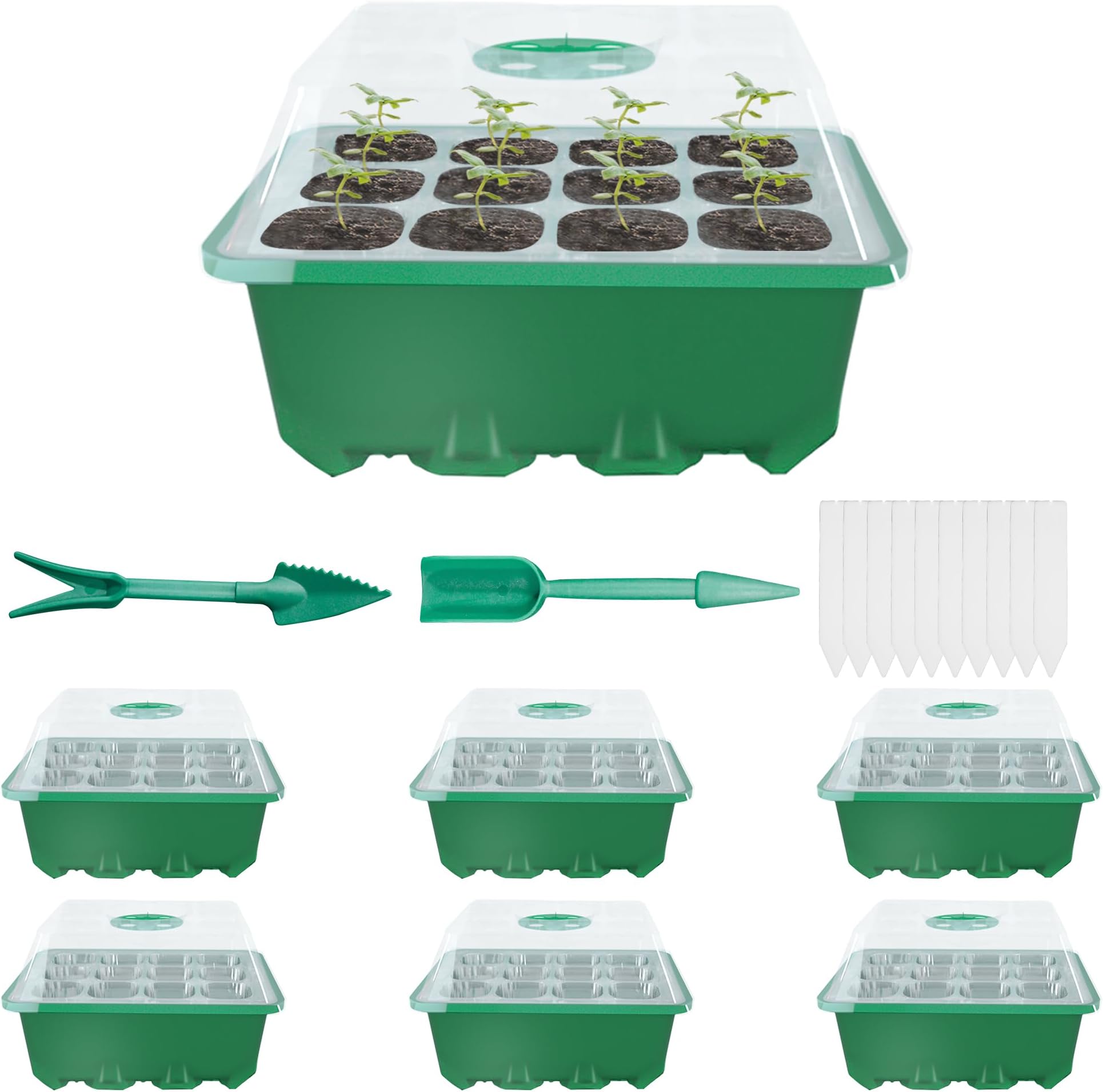 PatioGro Seed Trays - Propagators for Plants - Seedling Tray - Seed ...