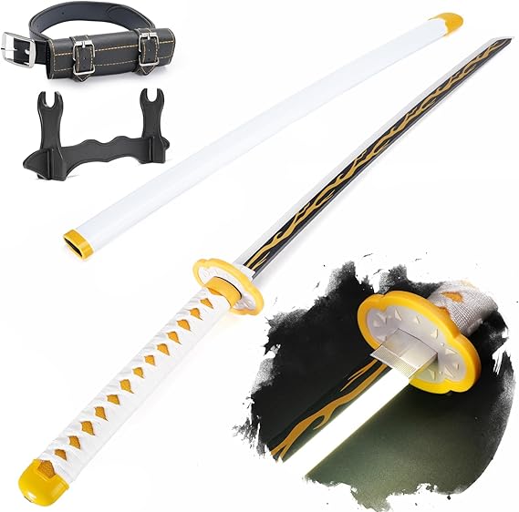 Amazon.com : Cold Blade Light Up Zenitsu Sword - 40 Inch Plastic Anime ...