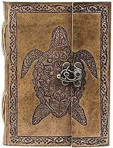 Amazon.com : OVERDOSE TORTOISE Journal Notebook - Handmade Antique ...