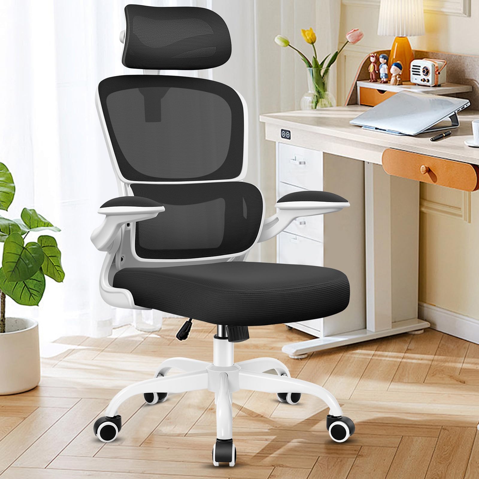 Amazon.com: Ergonomic Office Chair Mesh Desk Chair Lumbar Support, Home ...