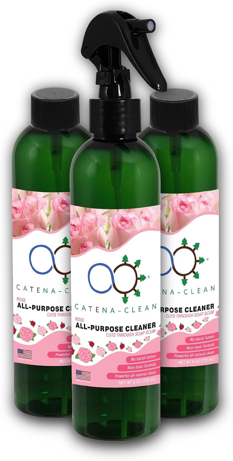 Amazon.com: Natural Rose Bathroom Cleaner (Pack of 3) – Refreshing ...