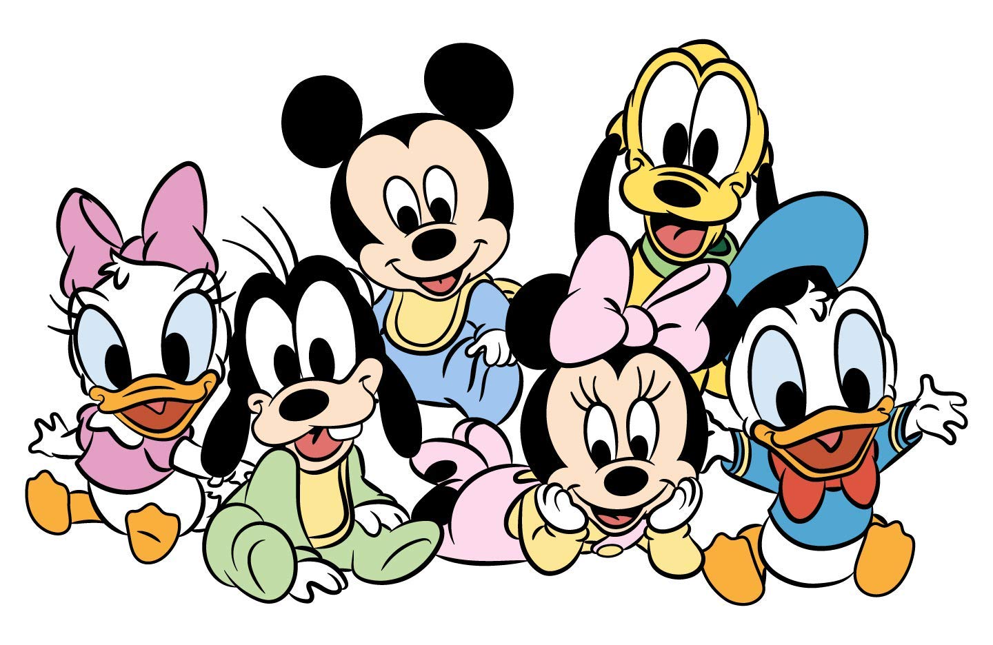 Amazon.com: Kids Toddlers Bedroom Nursery Art Baby Cartoon Characters ...