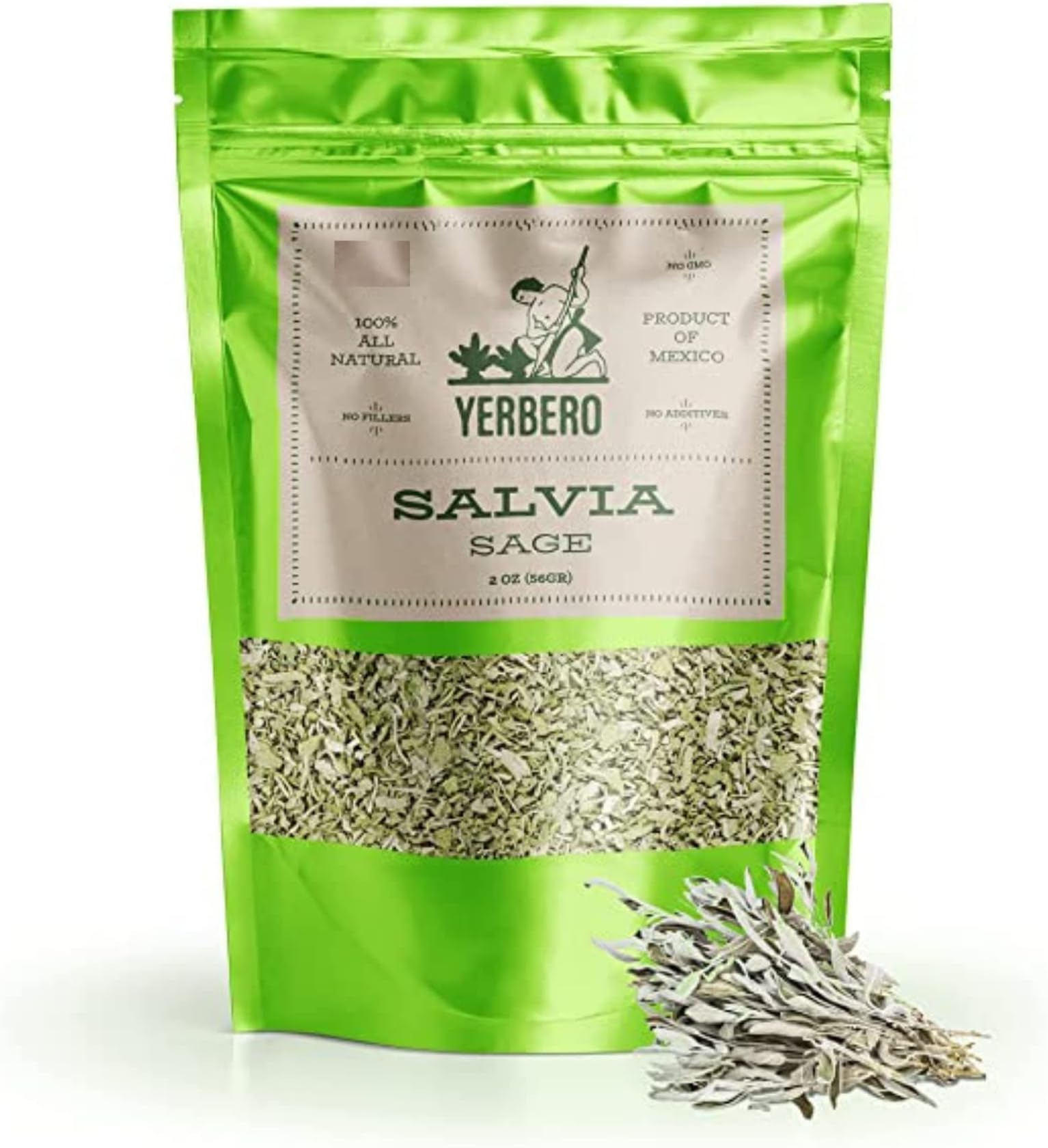Amazon.com : Sage - Salvia officinalis Dried Loose Leaf C/S by Nature ...