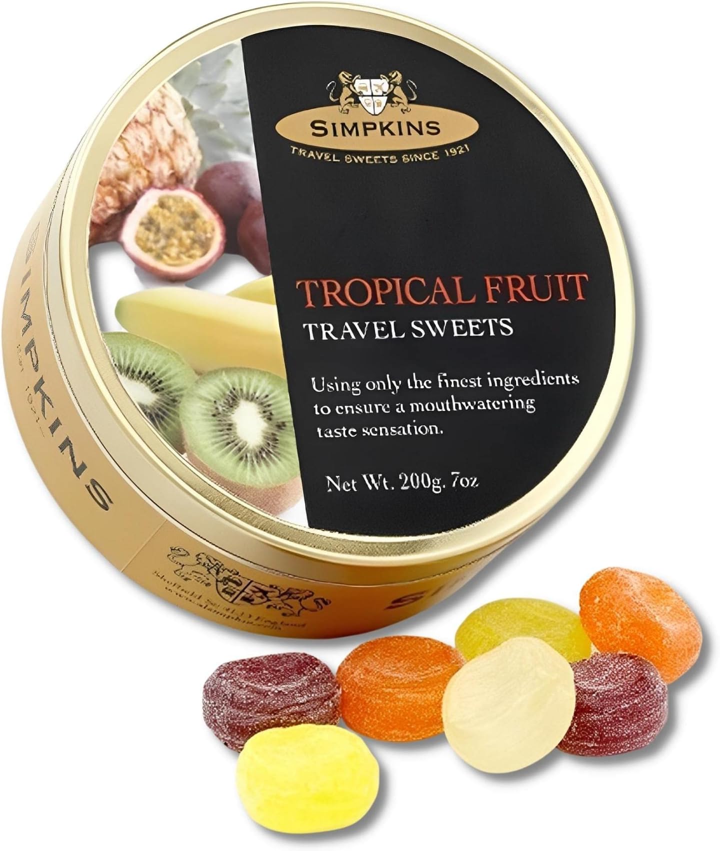 Amazon.com : Simpkins Mixed Fruits Travel Sweets 2 X 200G Tin : Grocery ...