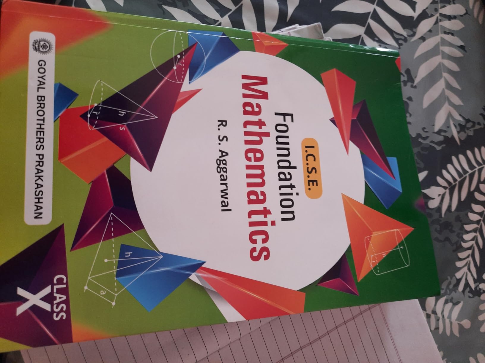 Icse Foundation Mathematics Class 10 By R. S. Aggarwal As Per The ...