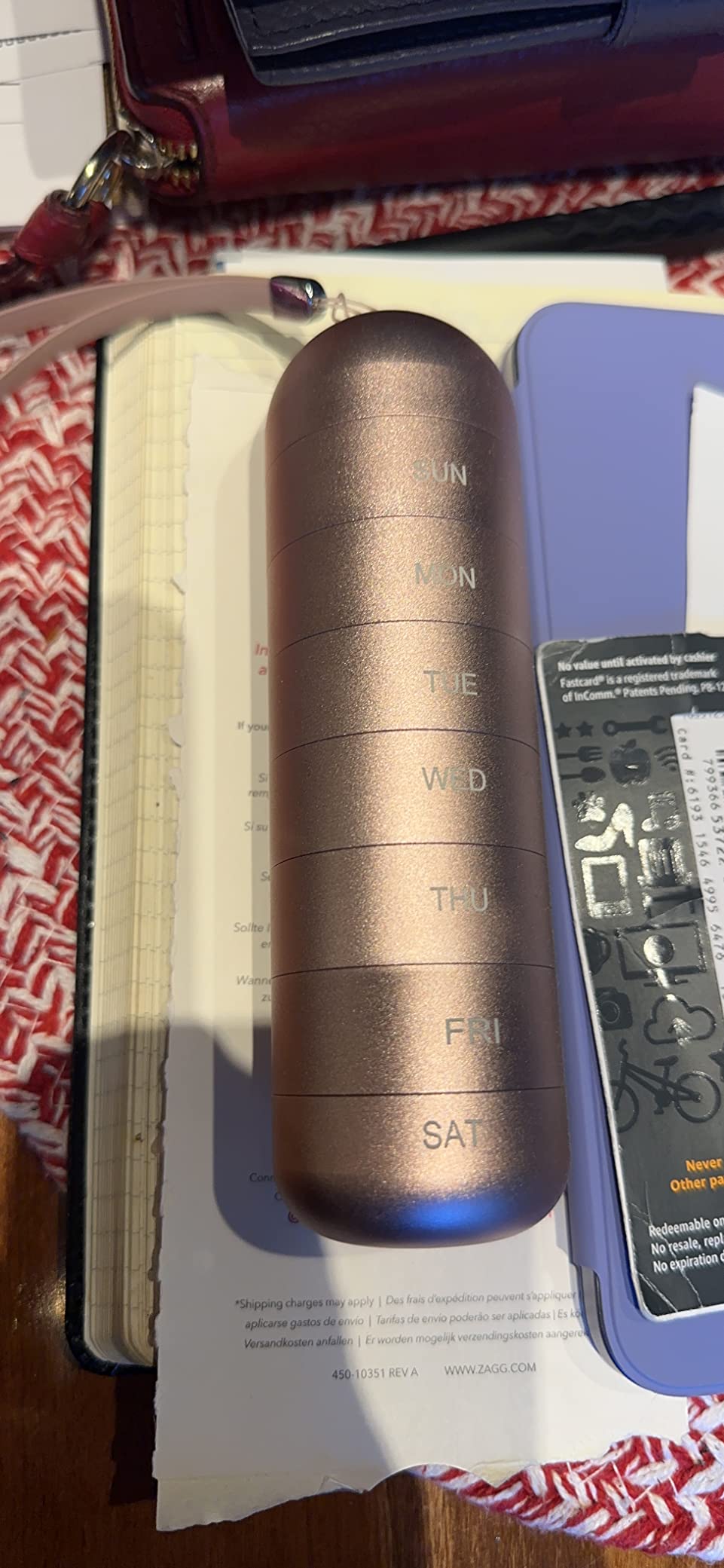 Amazon.com: Travel Pill Storage Box Case 7 Grids Portable Seal ...