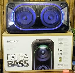 Amazon.com: Sony GTKXB90 High Power Portable Bluetooth Speaker, Black ...