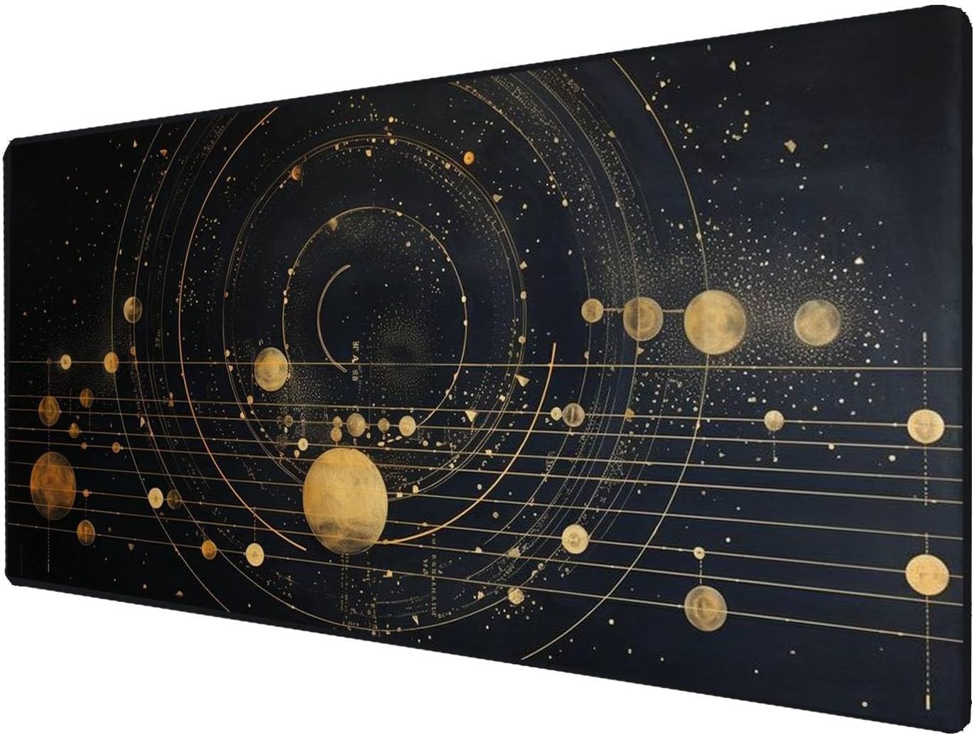 Solar System Gaming Mouse Pad (70× 30cm) for Keyboard and Mouse Desk ...