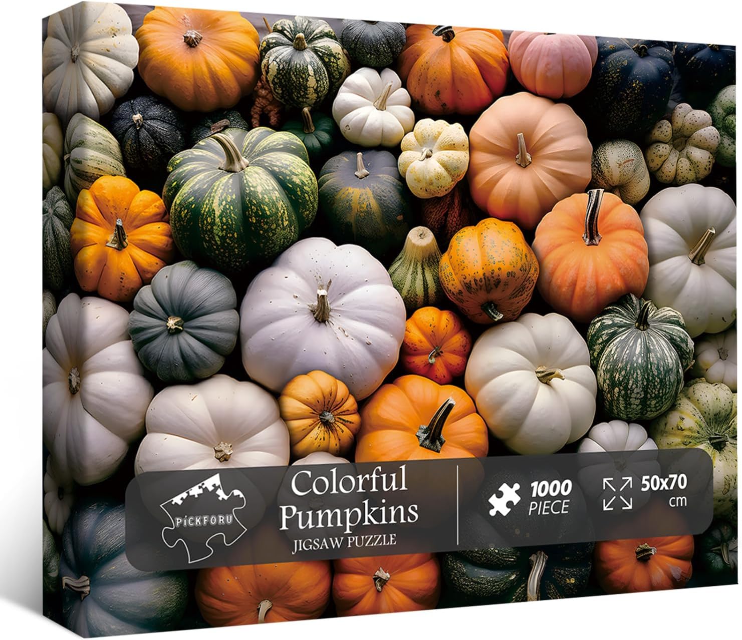 Amazon.com: Pumpkin Puzzles for Adults 1000 Pieces, Autumn Fall Harvest ...