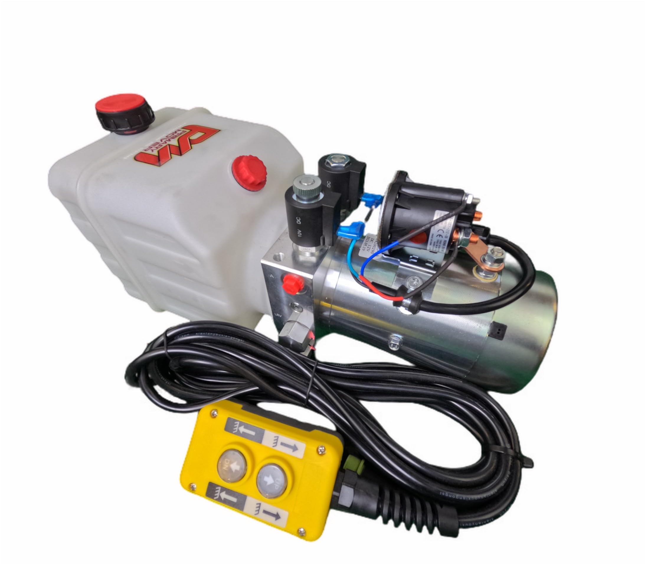 DLH 12Vdc Double Acting Hydraulic Pump for Dump Trailer - Hydraulic ...