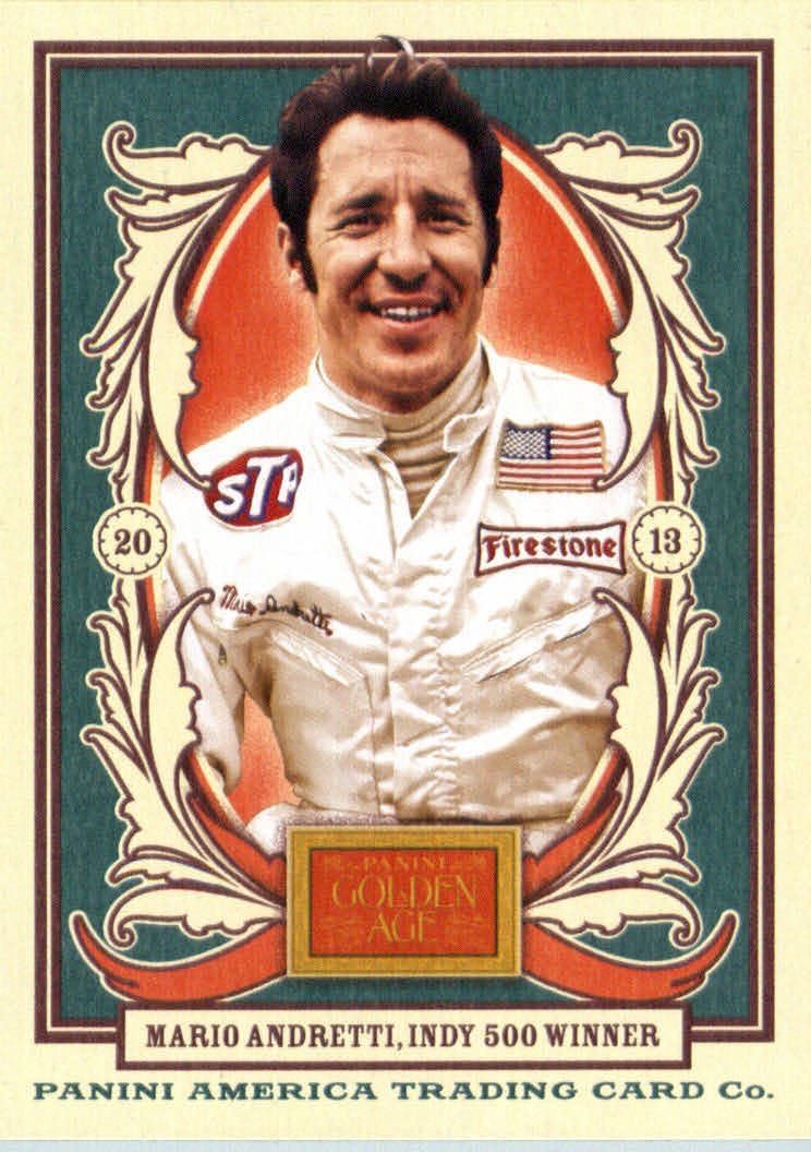 Amazon.com: 2013 Panini Golden Age Baseball Card #75 Mario Andretti ...