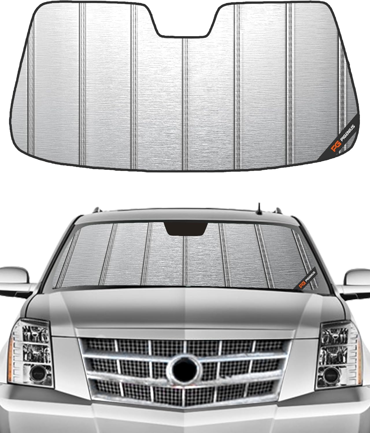 Amazon.com: Pigenius Windshield Sun Shade for Cadillac Escalade/GMC ...