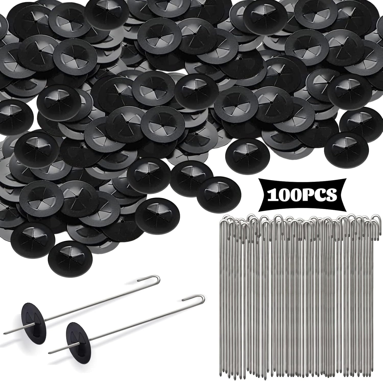 Beamely 100 Pcs Solar Panel Guard Clips, Stainless Steel Fastener Clips ...