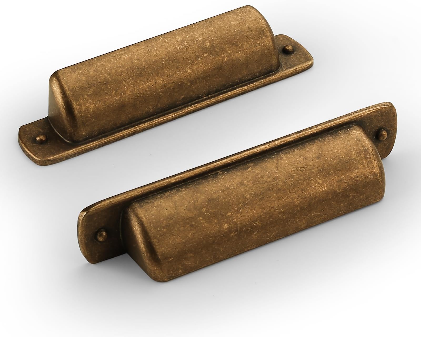 Asidrama 10 Pack 3 Inch(76mm) Antique Brass Kitchen Cabinet Handles ...