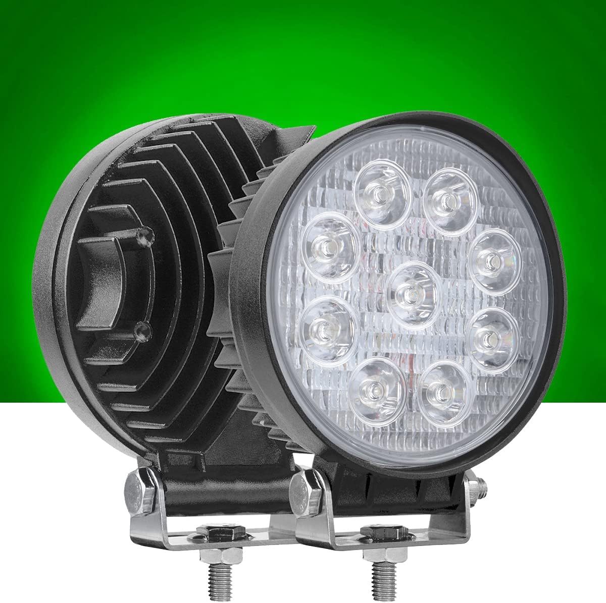 Amazon.com: 27W Spot Green Round Work LED Light Fog Offroad Off Road ...