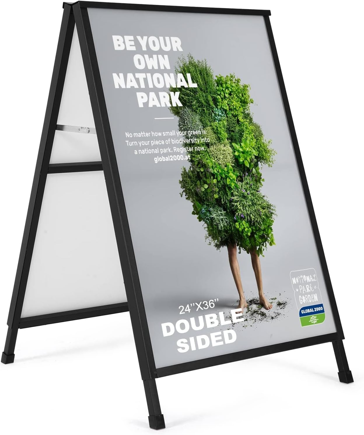 Amazon.com : ZEGNEER Sidewalk Sign Board Curb Sign 24x36 inch Slide in ...