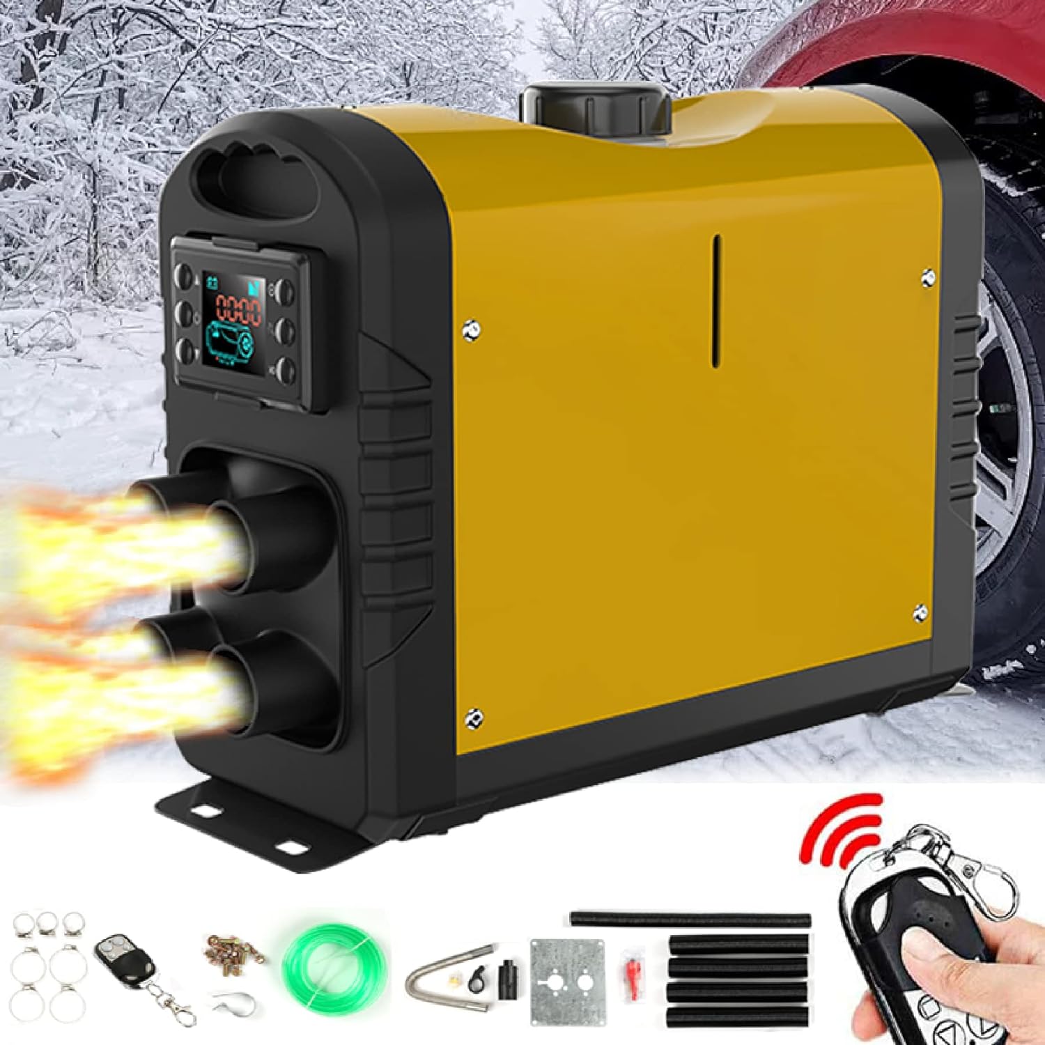 LXX Diesel Heater for Campervan 5kw, Diesel Air Heater Diesel Parking ...