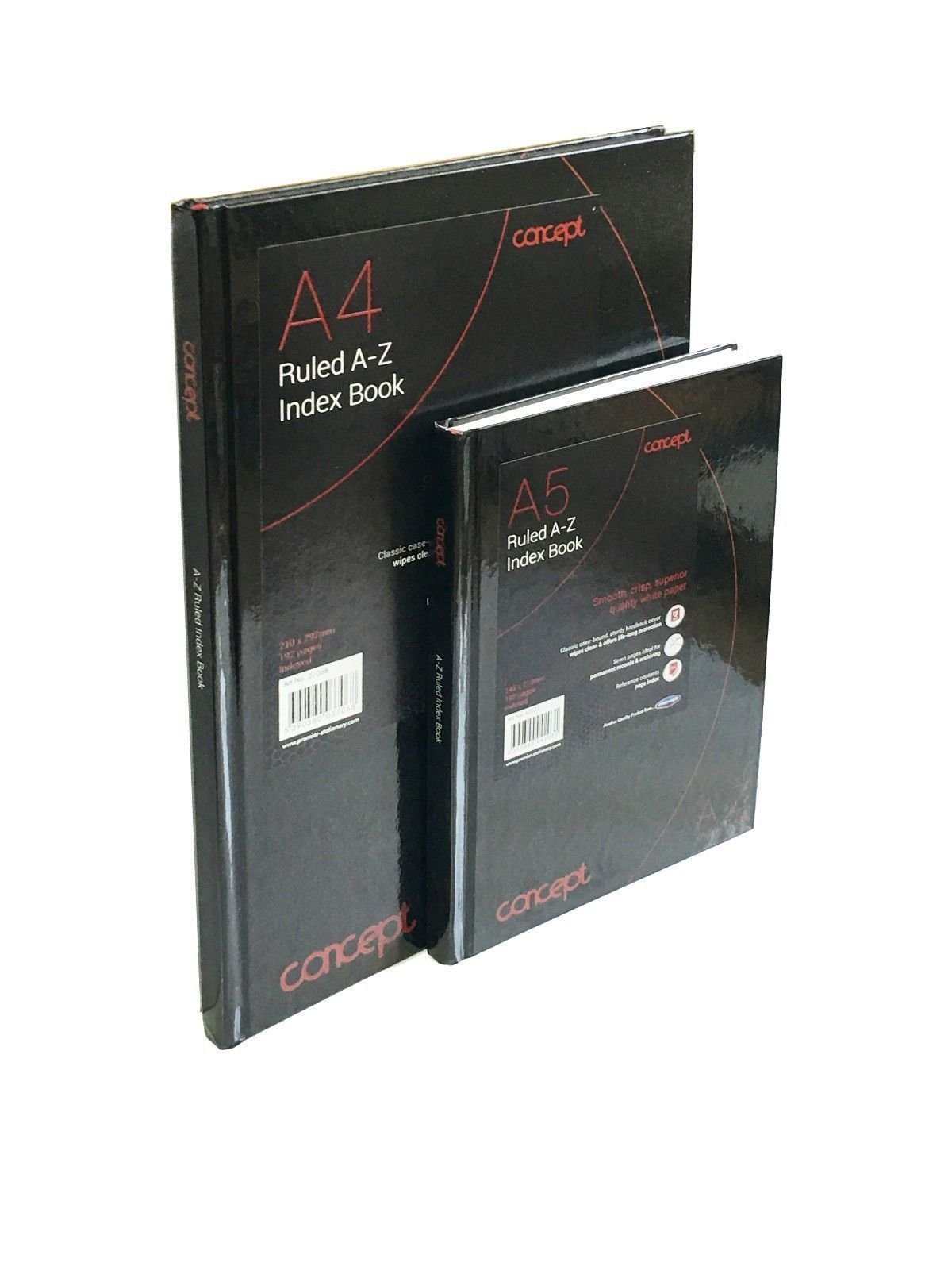 A-Z Indexed Address Book Hard Cover Ruled Case Bound Book 192 Page ...