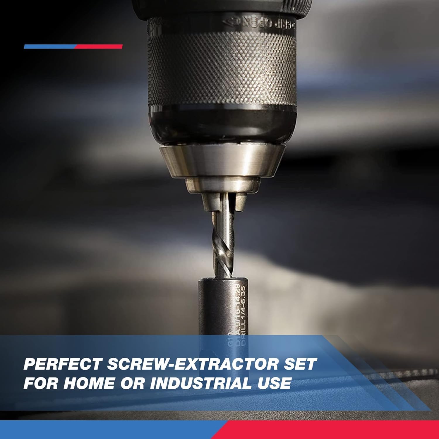 NEIKO 04206A – Juego de extractor de tornillos, removedor de pernos rotos, multispline y ...