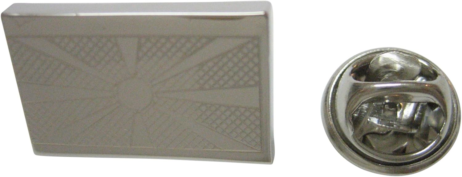 Amazon.com: Kiola Designs Silver Toned Etched Macedonia Flag Lapel Pin ...