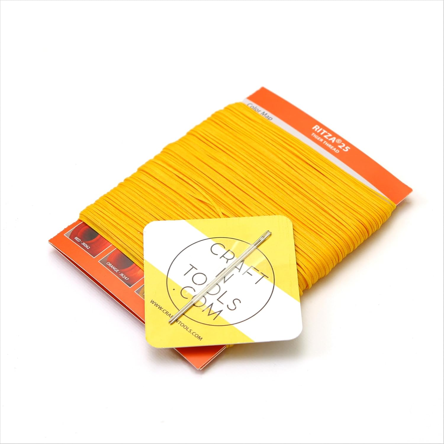 Amazon.com: Yellow 0.8mm RITZA 25 Tiger Thread for Leather Craft ...