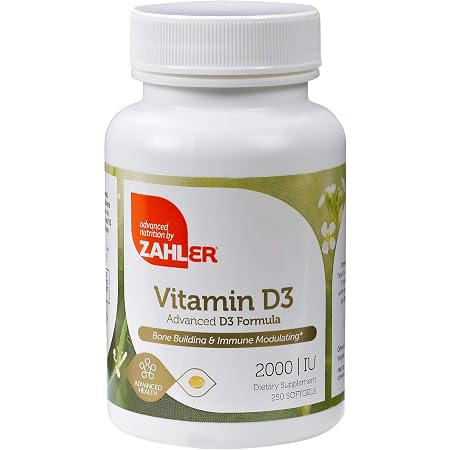 Amazon.com: Vitamin D3, Advanced D3 Formula, 50 mcg (2,000 IU), 250 ...