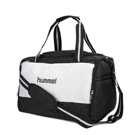 Buy hummel Monochrome Duffle Bag for Gym with Multiple Pockets, Cabin ...
