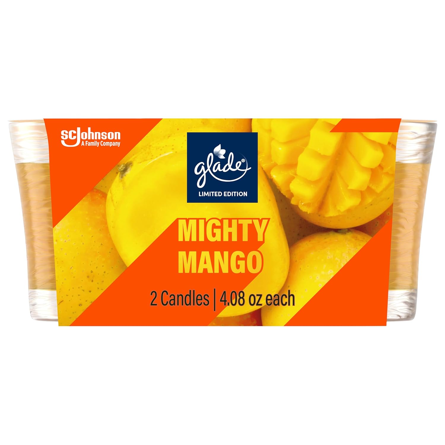 Amazon.com: Glade Candles, Mighty Mango Limited Edition, Fragrance ...